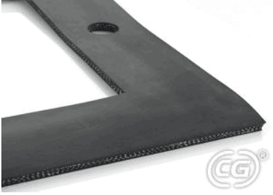 Cloth-Inserted Rubber Gaskets - Custom Gasket Manufacturing LLC